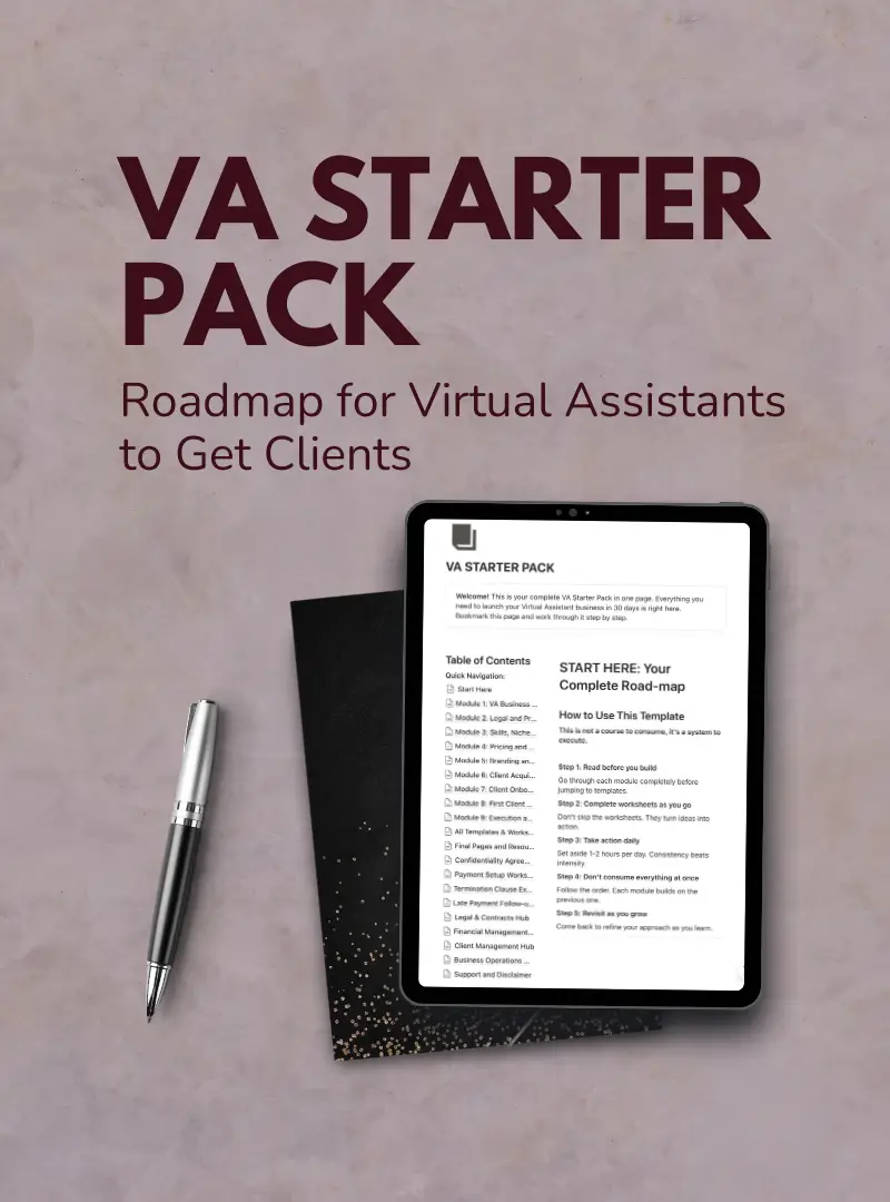 VA Starter Pack – JobSure VA LLC